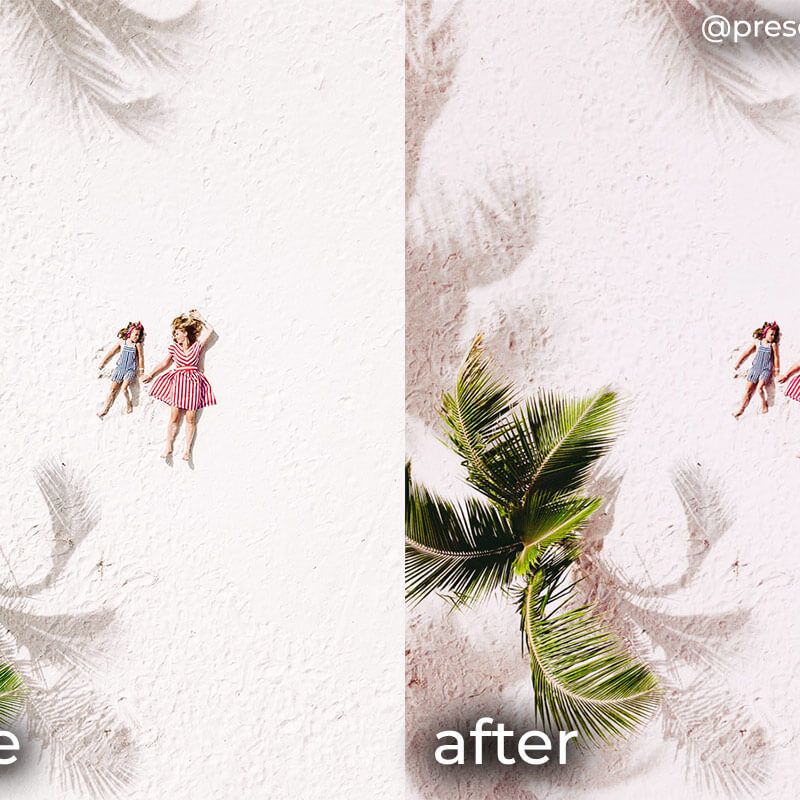 Red colored preset - Mobile presets for Lightroom