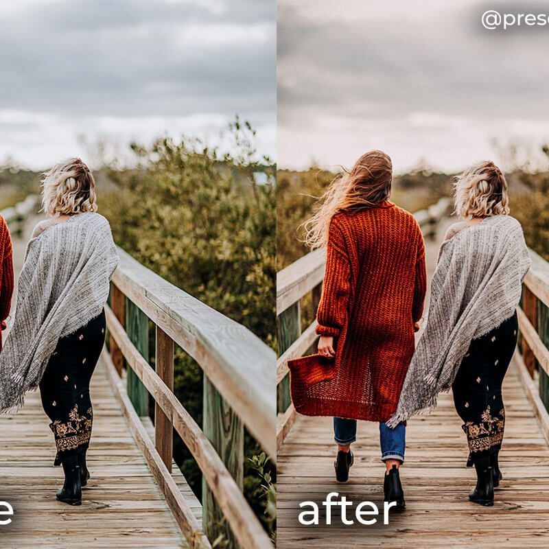 Warm stylish preset - Mobile presets for Lightroom