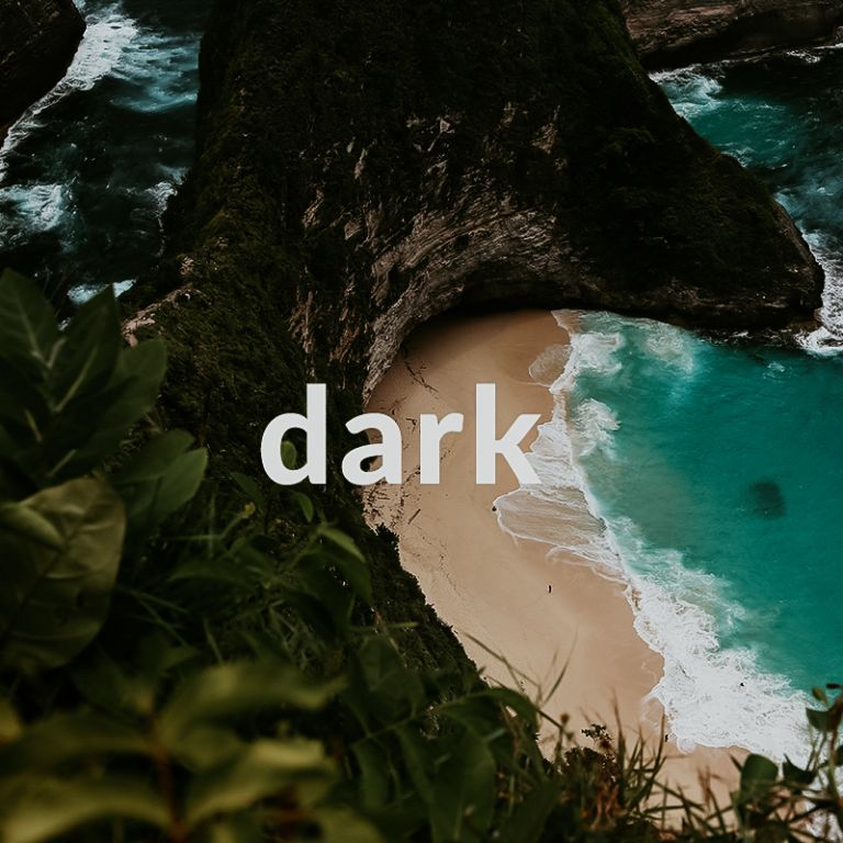 Dark preset - Mobile presets for Lightroom